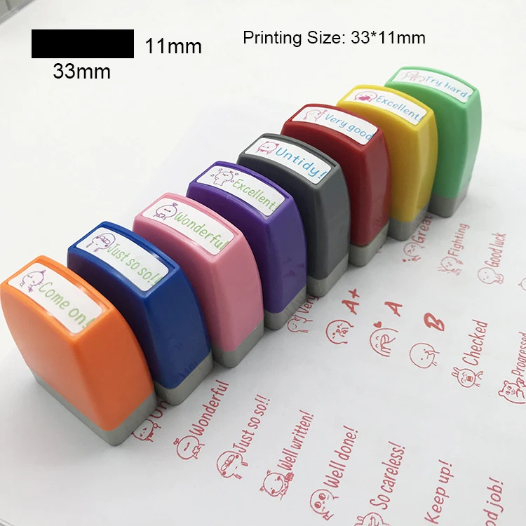 English Encouragement Stamps School Student Teaching Tools Seals ...