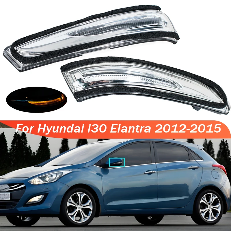 For-Hyundai-i30-Elantra-2012-20132014-2015-Side-Rearview-Mirror-Turn ...