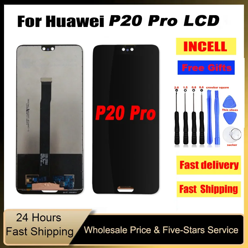 6.1" Original LCD For Huawei P20 Pro LCD Display Touch Screen Digitizer Assembly CLT-L09 L29 ...