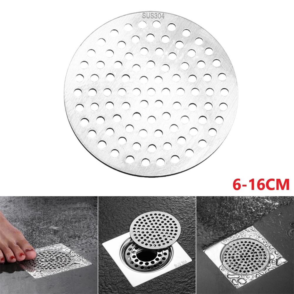 1pcs-Stainless-Steel-Shower-Sink-Strainer-Drain-Hair-Filter-Cover-Hair ...