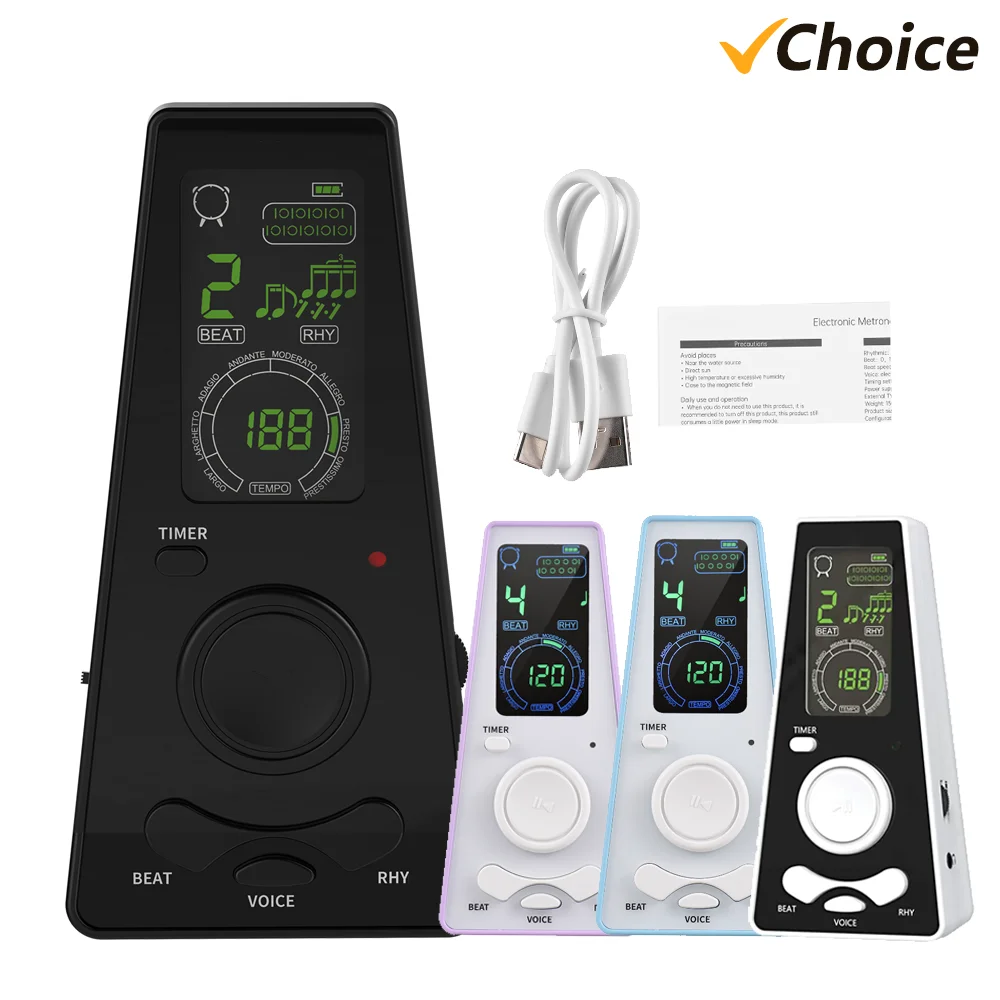 Electronic Digital Metronome Timer Universal Electronic Metronome with ...
