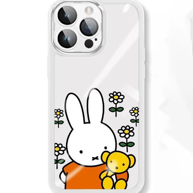 Anime-Cartoon-Miffy-Phone-Case-IPhone-14-12-13-11-Pro-Max-All-Inclusive ...