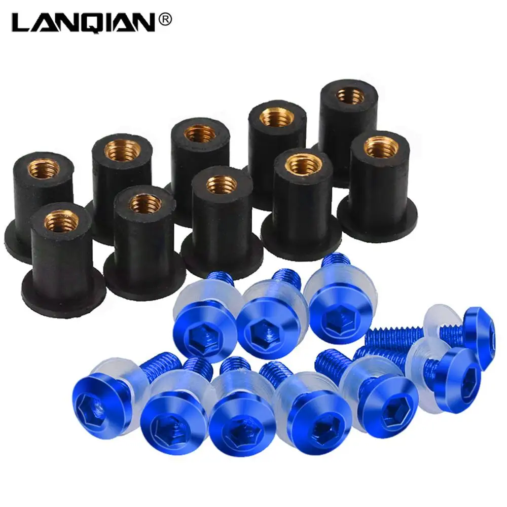 10-PC-5MM-Windshield-Bolt-For-YAMAHA-TRACER-900-700-GT-900GT-TRACER ...