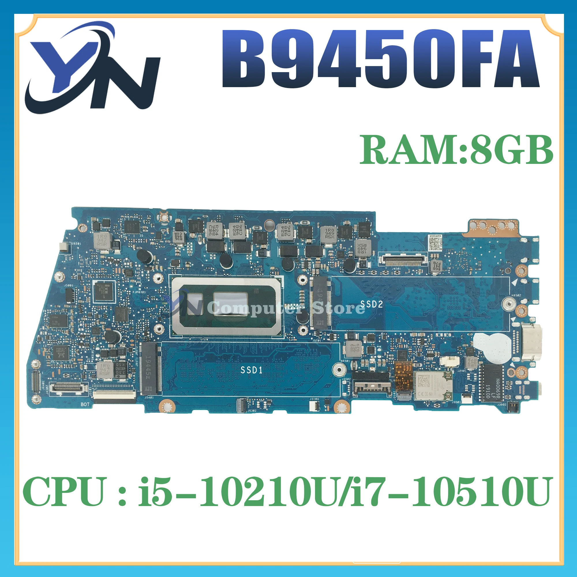 B9450FA-MAINboard-For-ASUS-B9450F-Expertbook-B9450-B9-XS79-Laptop ...