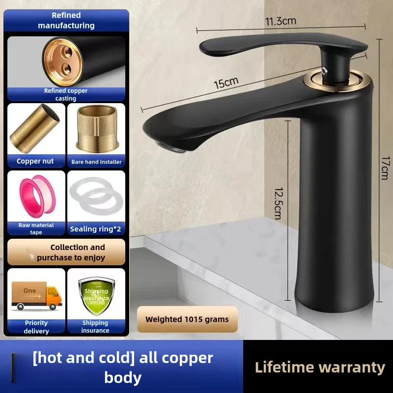 Torneira-de-pia-do-banheiro-moderna-N-cleo-de-lat-o-Single-Handle-Deck ...