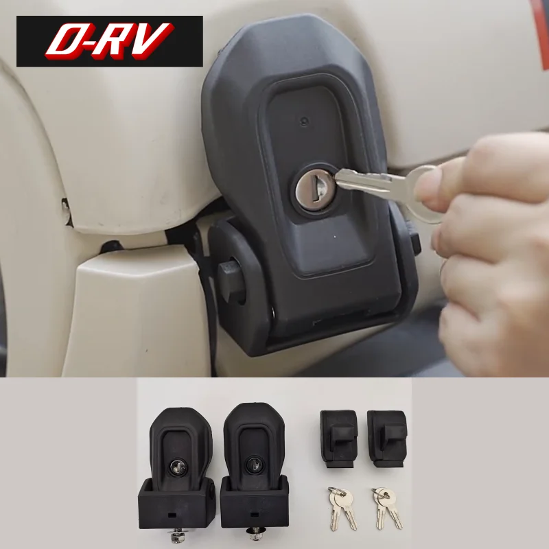 Hood engine lock For Jeep wrangler JL JT 2018 2019 2020 2021 2022 Hood ...