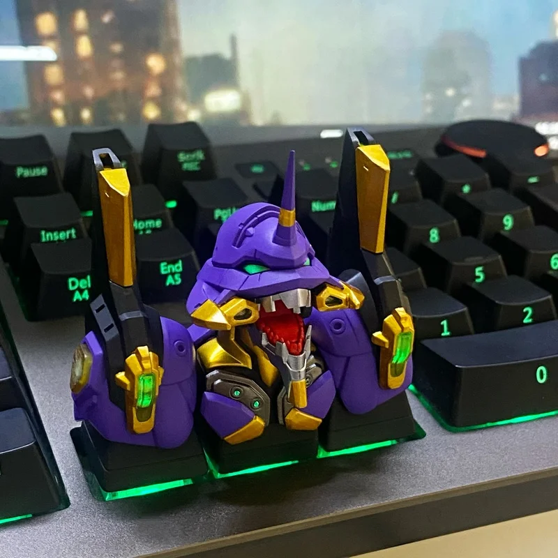 New-Eva-Keycap-New-Century-Neon-Genesis-Evangelion-Key-Cap-Machine-Key ...
