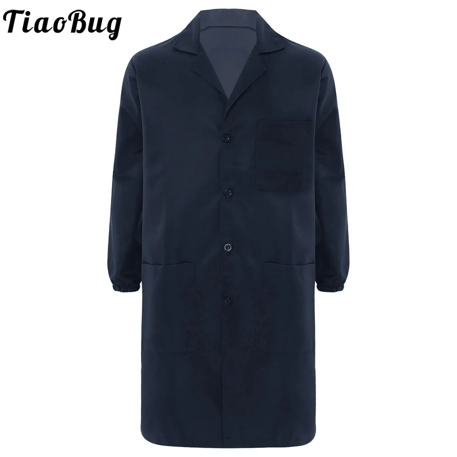 Men's Resistant Dustproof Work Coat Machine Repairman Uniform Working ...