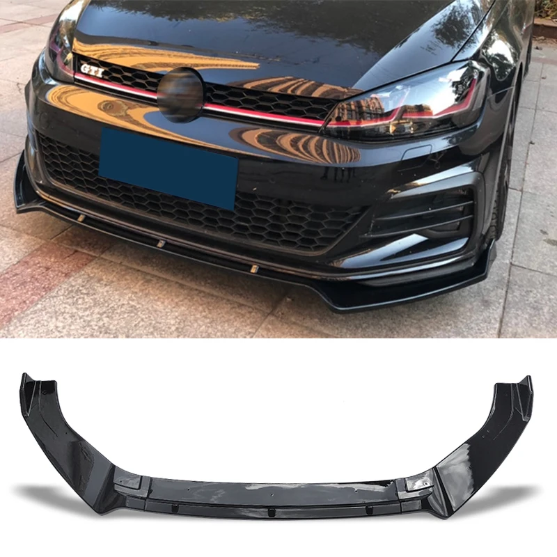 Front-Bumper-Splitter-for-Volkswagen-Golf-7-MK7-Spoiler-Protector-Plate ...