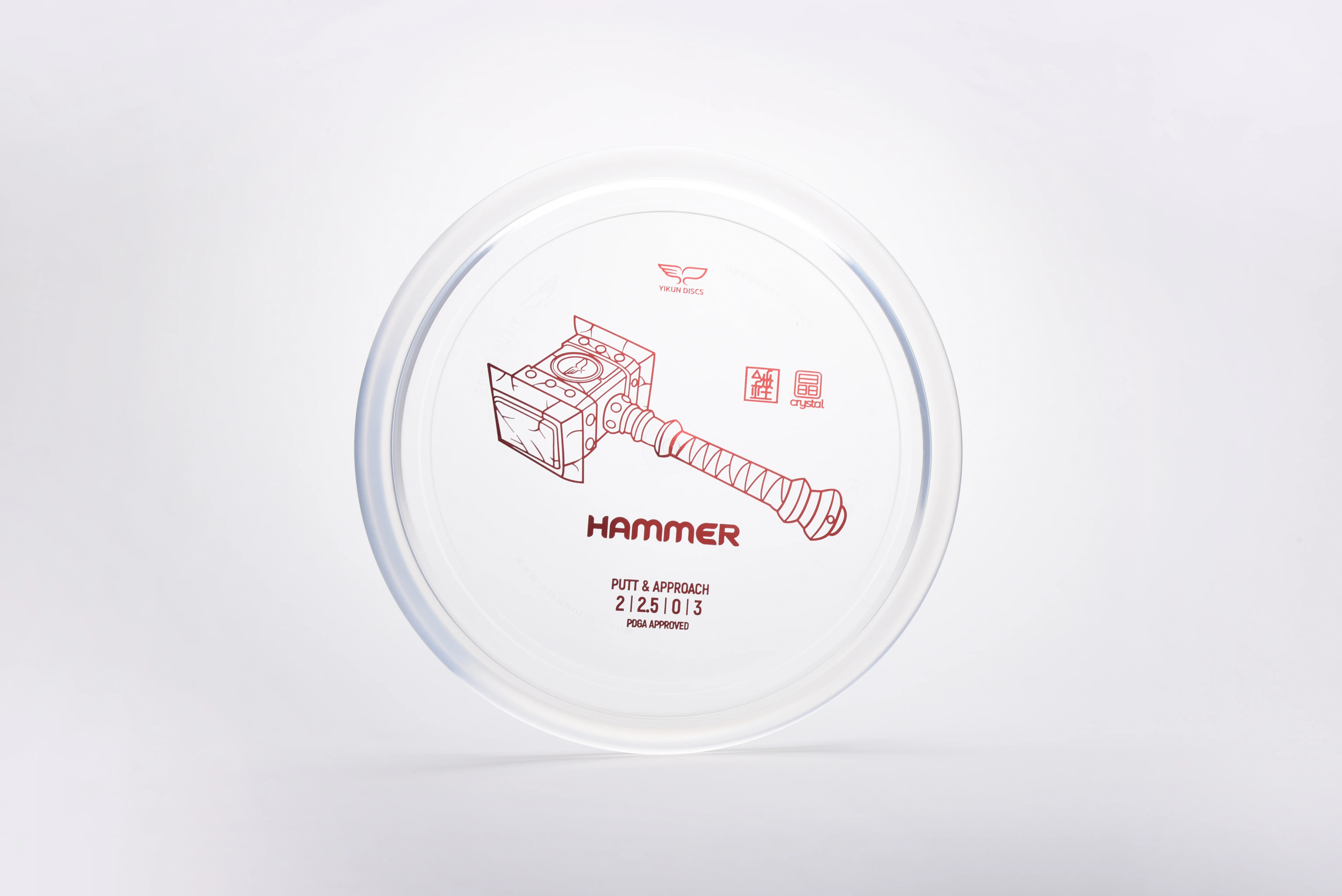 Hammer Disc Golf Putter and Approach overstable Crystal Line|Yikun ...