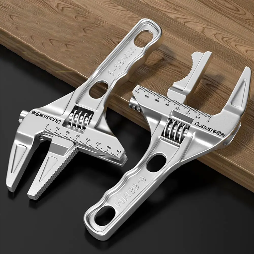 6-68mm-Bathroom-Plumbing-Wrench-Extra-Large-Opening-Adjustable-Spanner ...