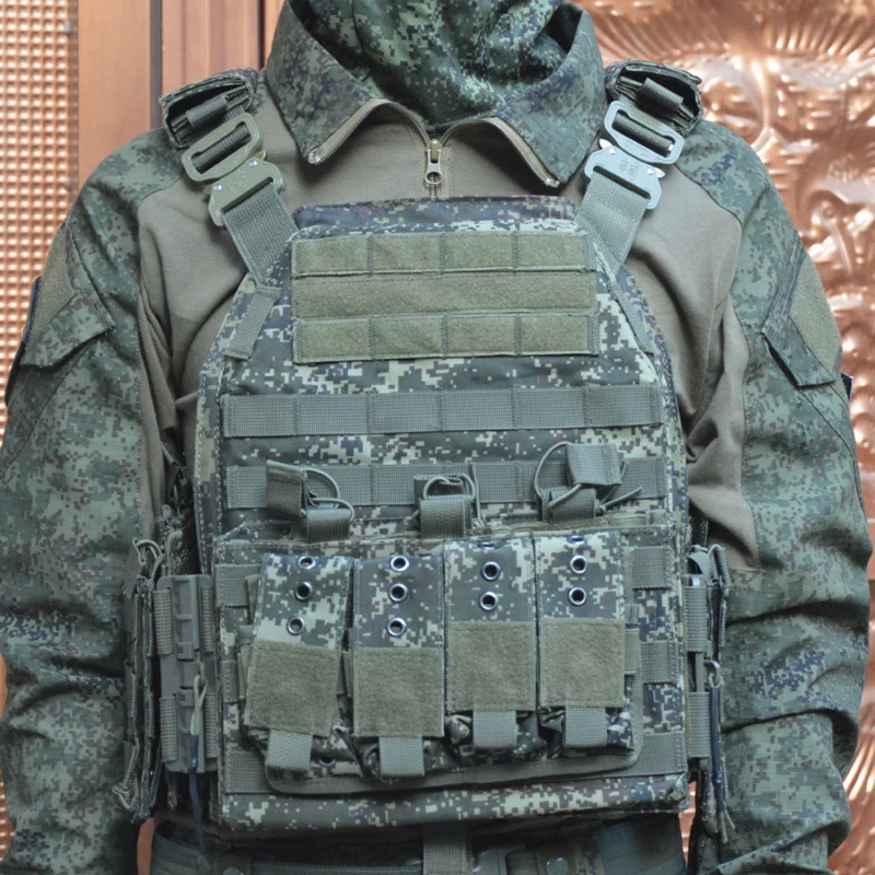 Russian Camouflage Lightweight Quick-break Tactical Vest EMR Little ...