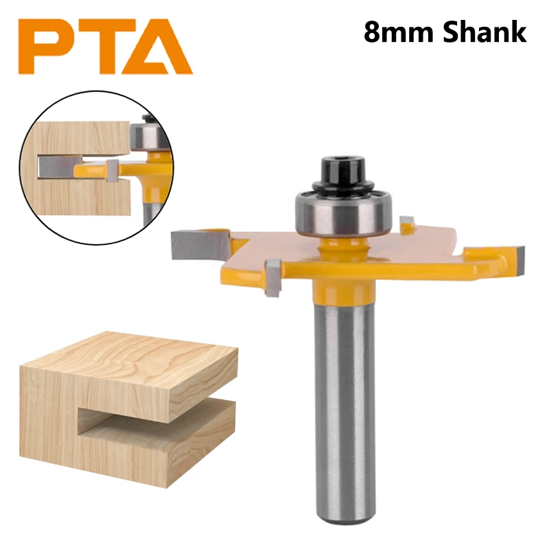 PTA-8MM-Shank-Z4-T-Type-Slotting-Bit-Woodworking-Milling-Cutters-for ...