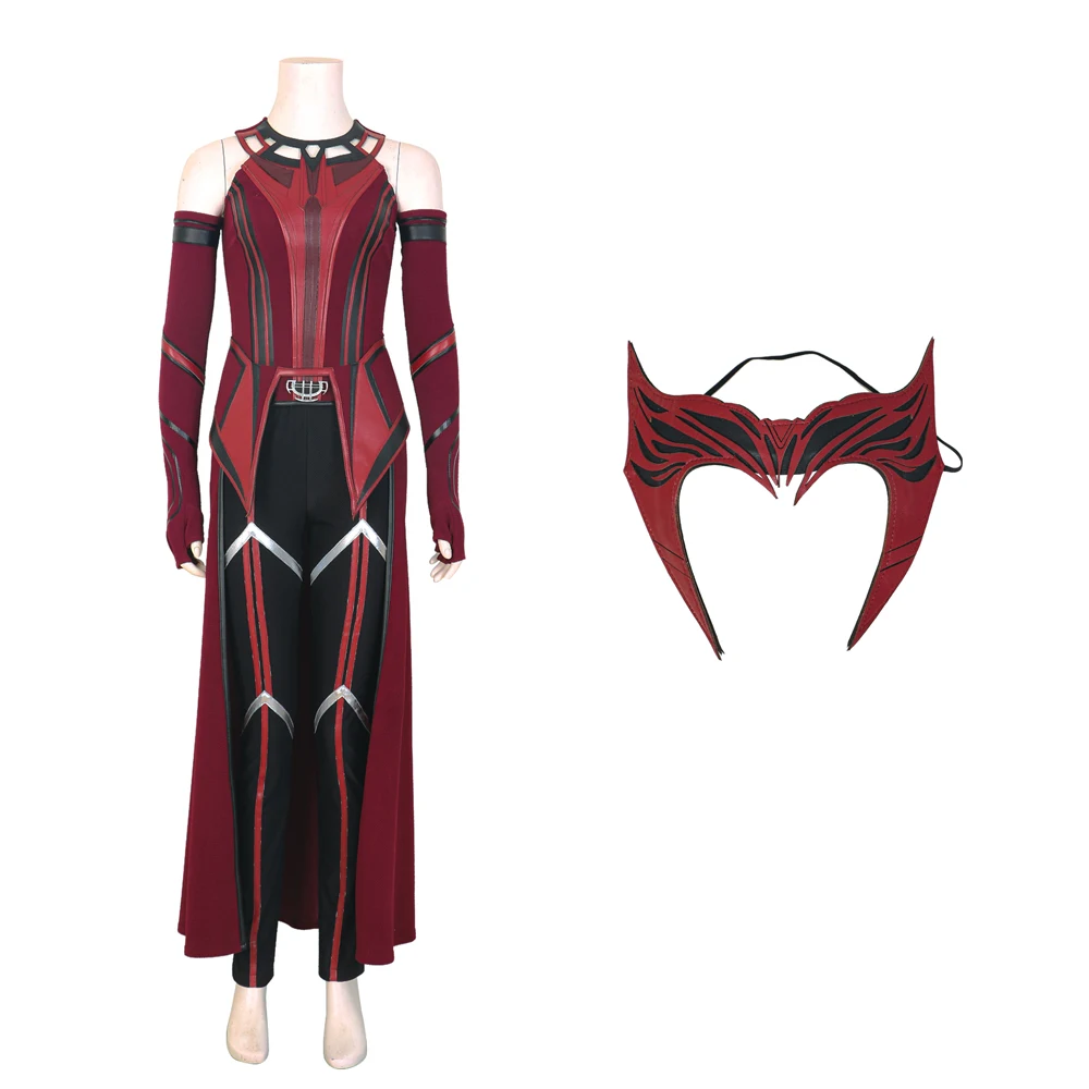 Disfraz de bruja de Wanda Maximoff para cosplay, disfraz de Scarlet ...