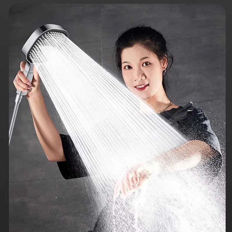 13CM-Big-Shower-Head-3-Modes-Adjustable-High-Quality-High-Pressure ...