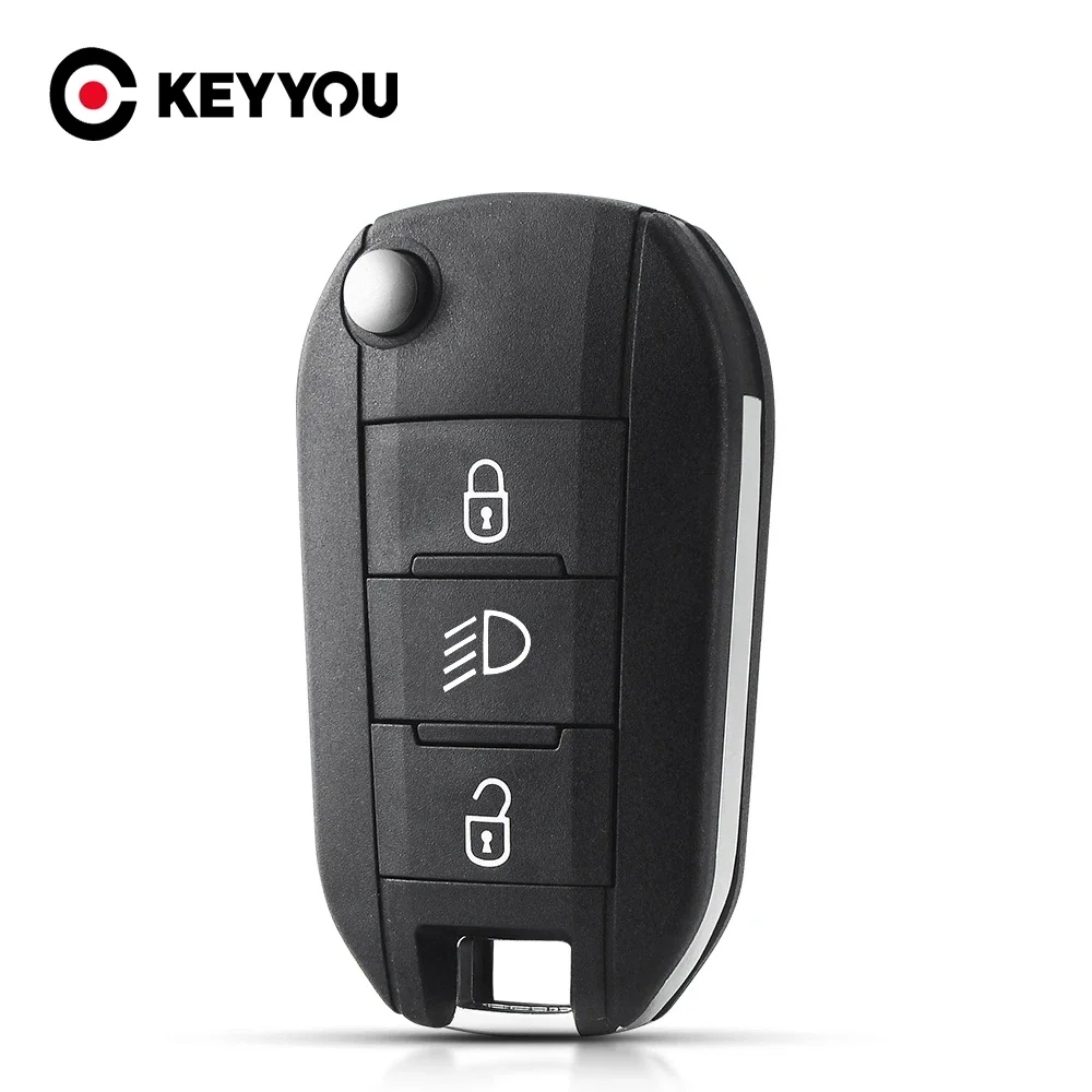 KEYYOU-mando-a-distancia-para-llave-de-coche-HU83-VA2-para-Peugeot-508 ...