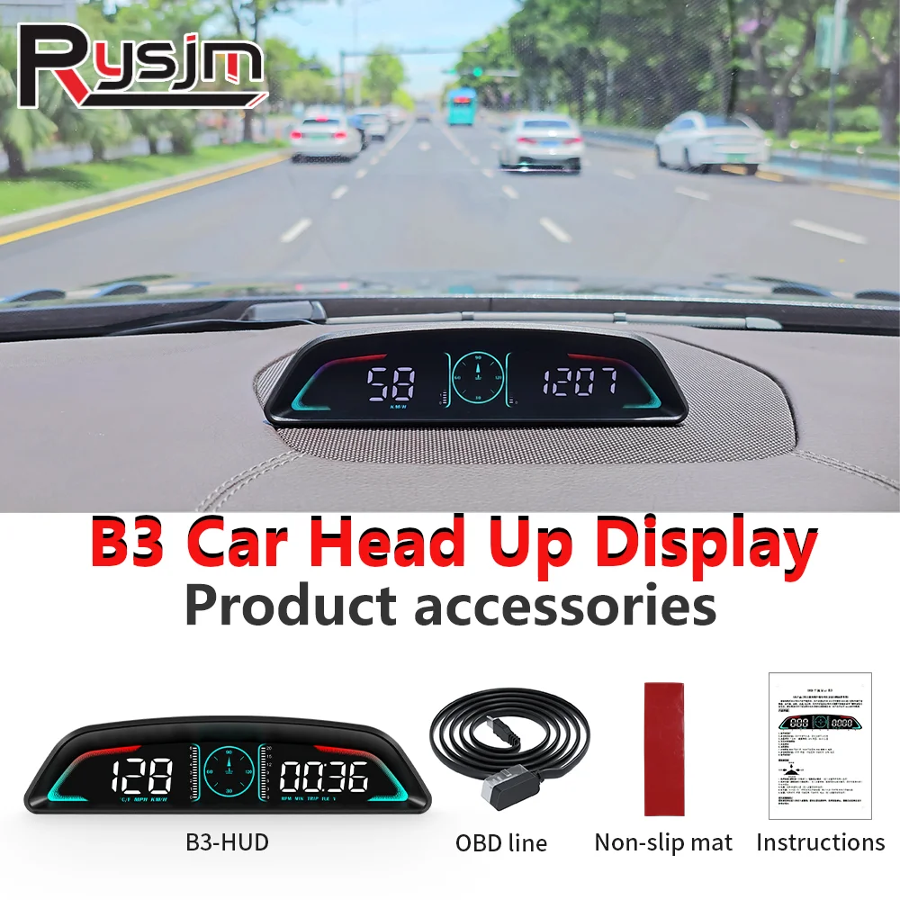 B3-Head-Up-Display-OBD2-GPS-Digtial-HUD-Car-Gauge-Speedometer-Tachometer-Water-Temp-Fuel ...