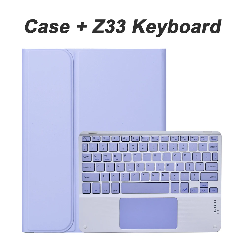 Samsung Galaxy Tab A9 Plus 11 Keyboard Case for Korean Keyboard (Purple 3)