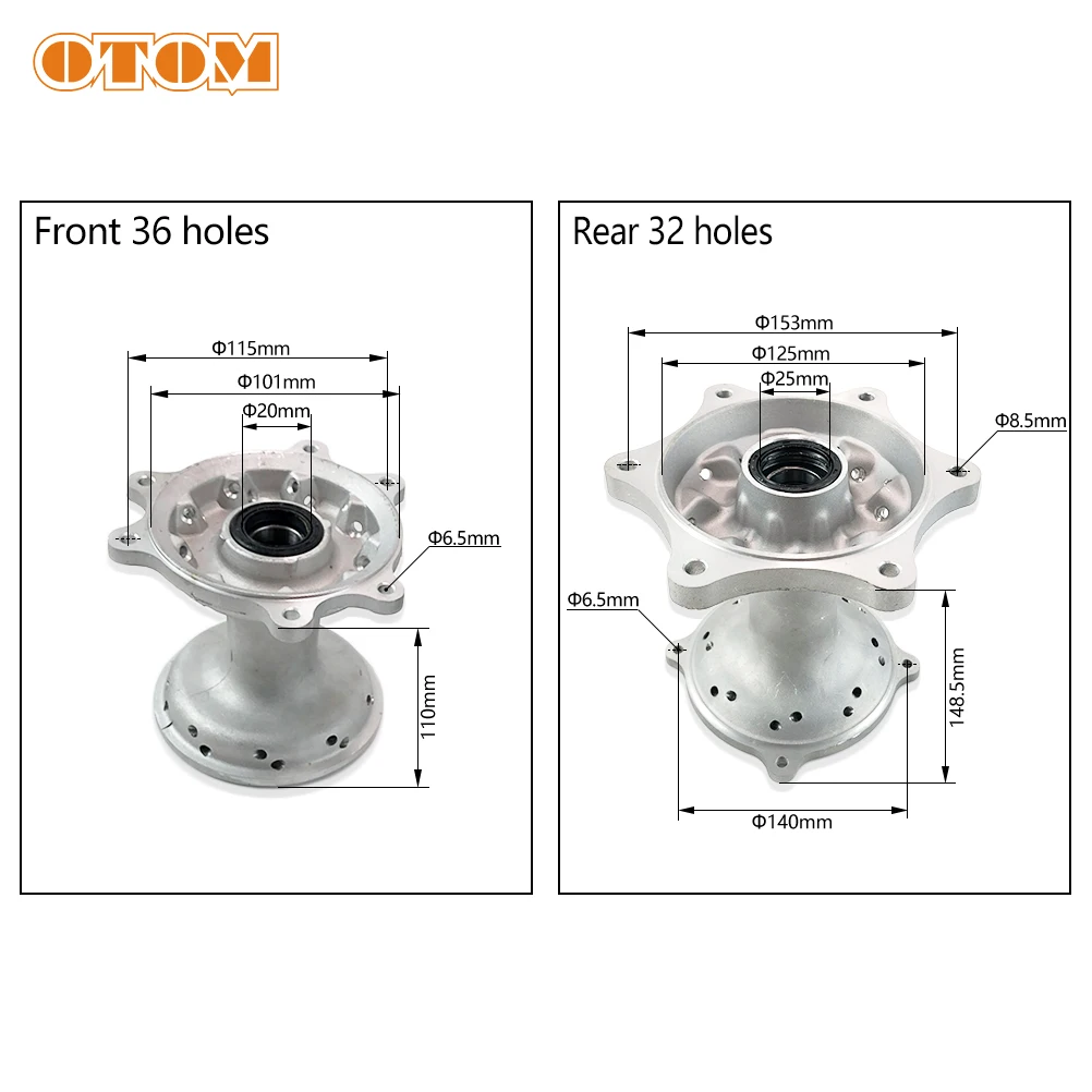 Moyeu de roue,moyeu de roue de moto,Motocross,jantes avant et arrière ...