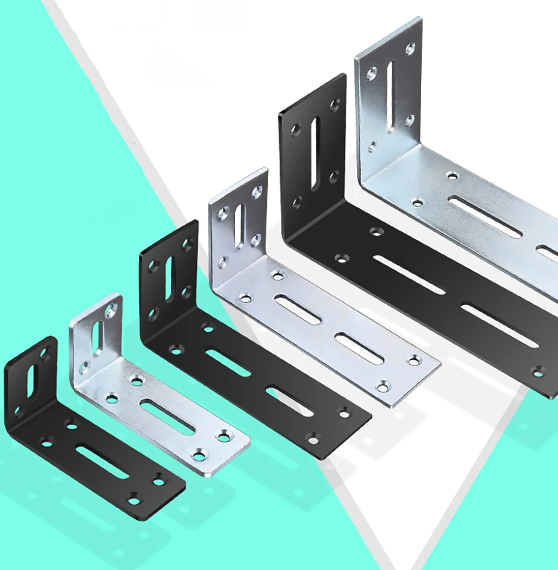 1Pcs Thickened Corner Code Hardware Iron Corner Brackets L-shaped 90 ...