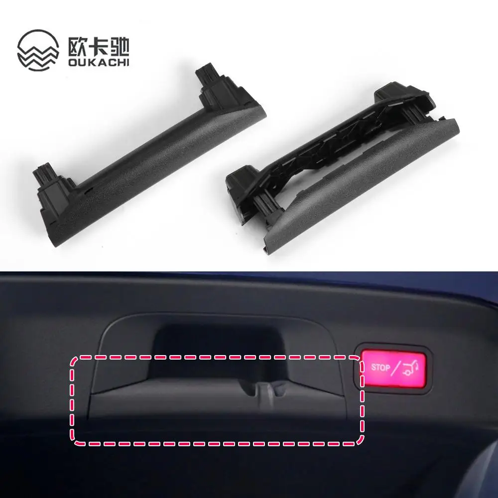 Black-ABS-Plastic-Car-Trunk-handle-Tail-Cover-Switch-Handle-For-Benz ...