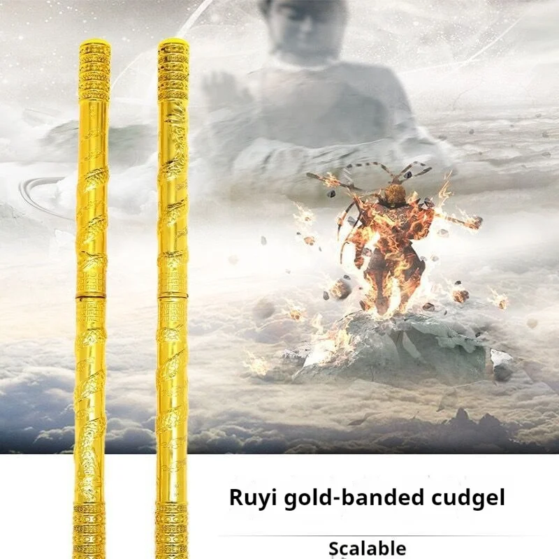 Black-Myth-Wukong-Game-Peripheral-99cm-Sun-Wukong-Ruyi-Golden-Cudgel-Toy-Weapon-Model-Halloween ...