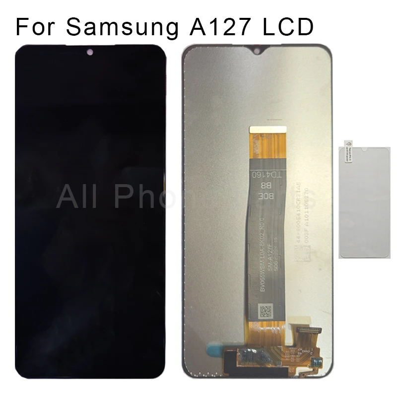 Original 6.5 "display para samsung galaxy a12 nacho a127f a127m a127f ...