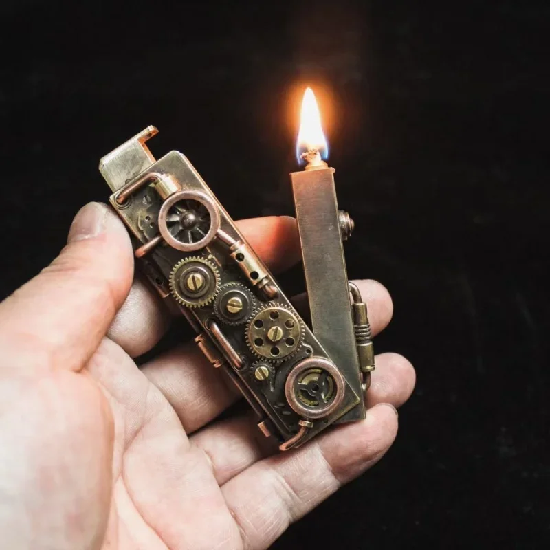Original-New-Arrivals-Lanzi-Steampunk-Handmade-DIY-Kerosene-Lighter ...