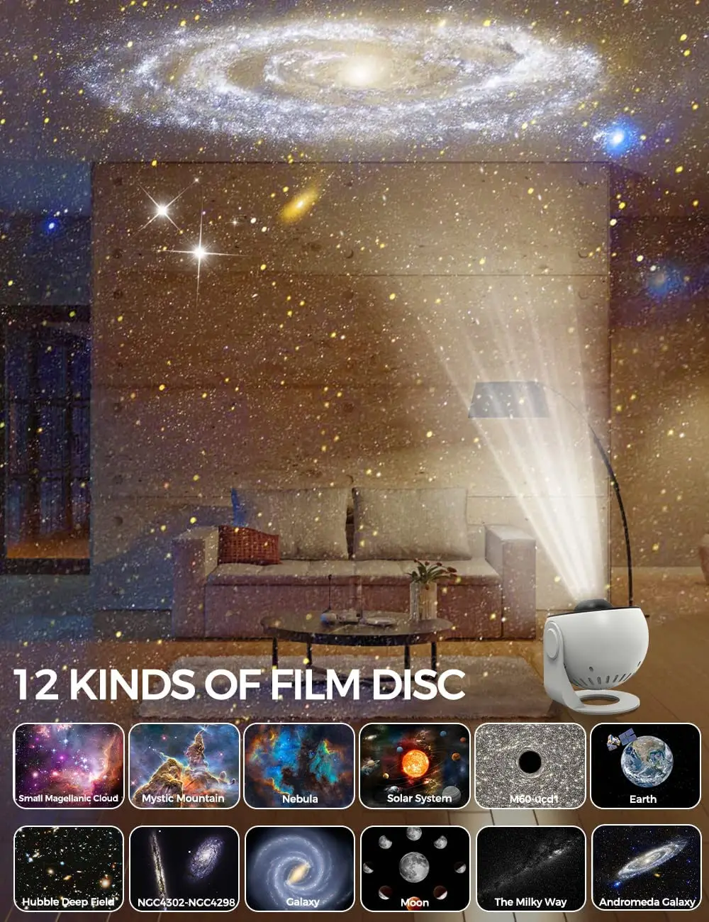 Nebula Spinning Projector