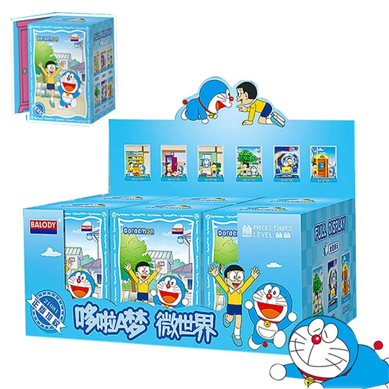 Anime-Kawaii-Doraemon-Micro-Scene-Building-Block-Toys-Educational ...