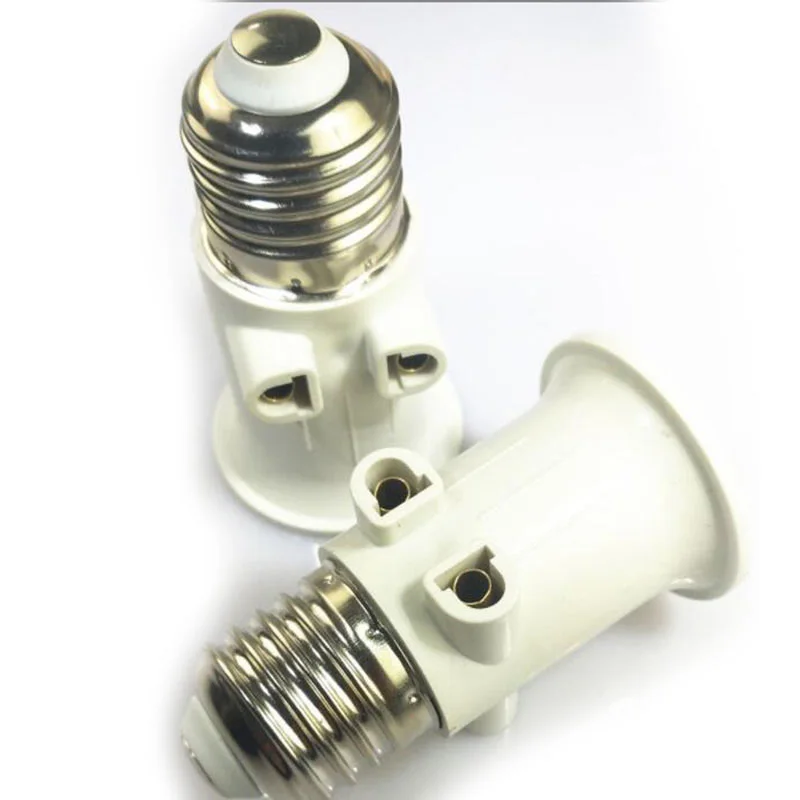 AC-110v-240V-4A-E27-power-LED-Bulb-lamp-base-socket-to-EU-Plug-Adapter ...