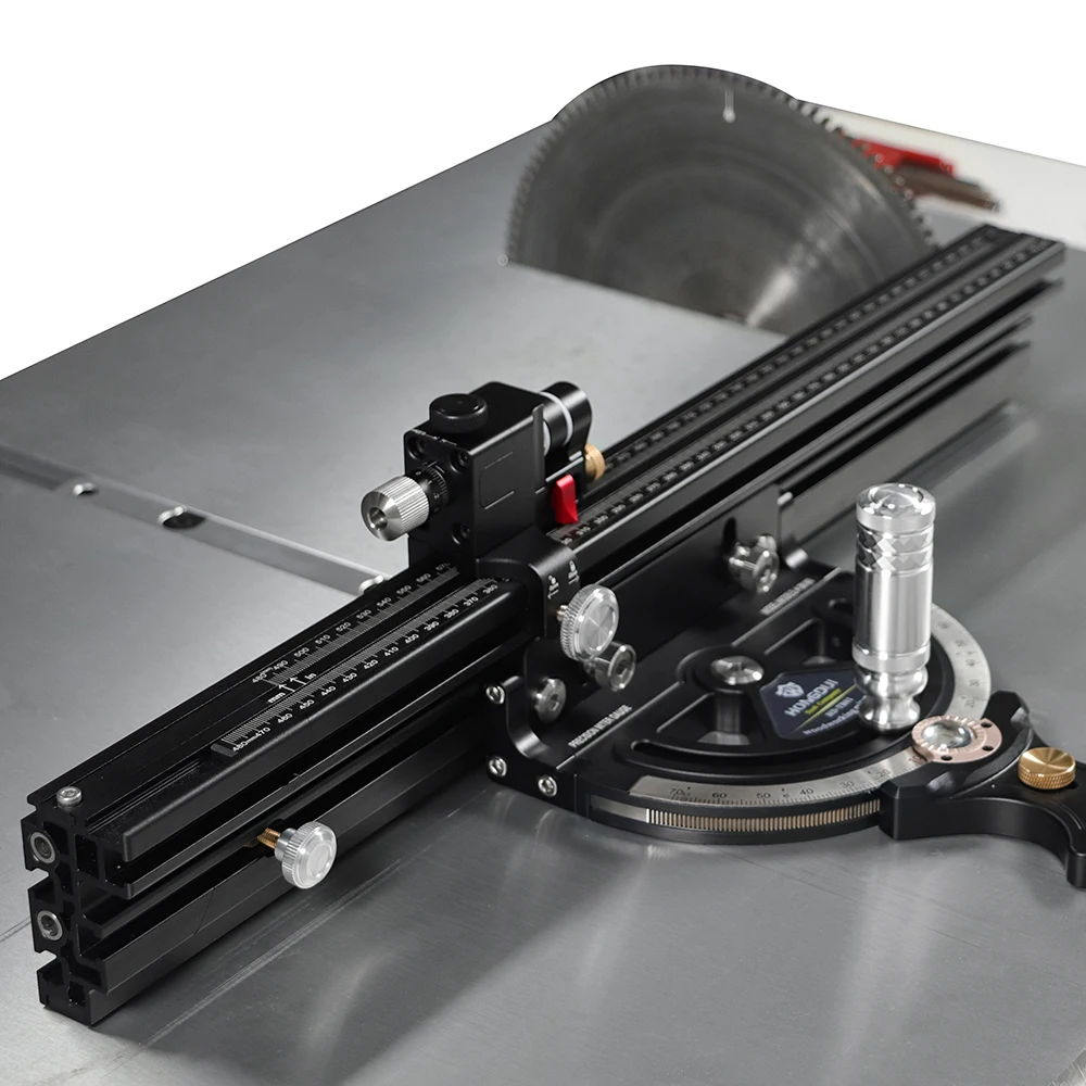 HONGDUI-HD-KS22-Aluminum-Miter-Gauge-Fence-Extended-Support-for ...
