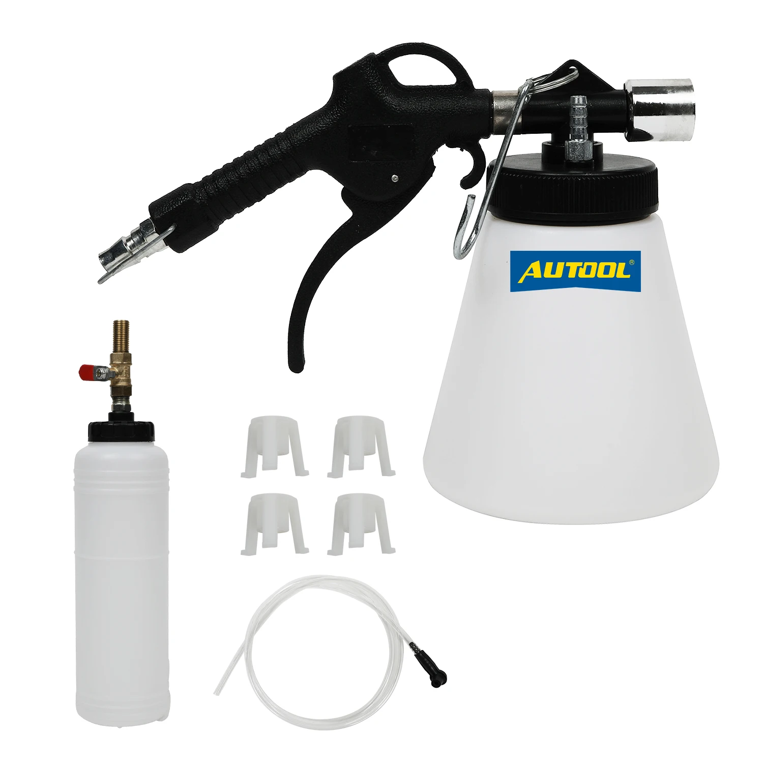 Autool 750ml 자동차 브레이크 유체 체인저 자동차 브레이크 펌핑 오일 블 리더 키트 퍼지 탱크 튜브 펌프 오일 교환 기