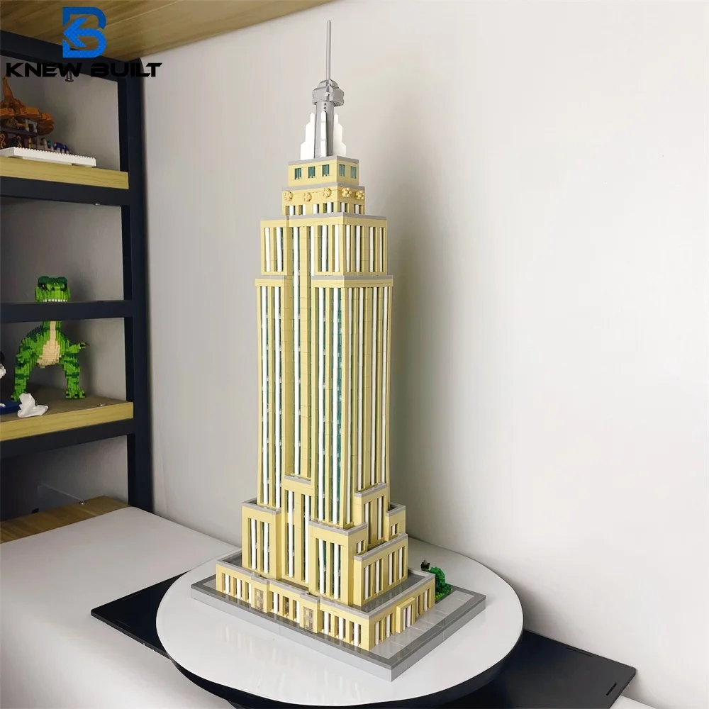 Empire-State-Building-Micro-Mini-bloques-de-juguete-52cm-de-altura-escaparate-de-brillo-hist ...