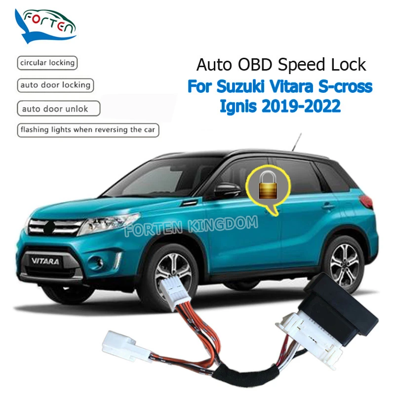 Forten Kingdom Car Auto Obd Plug And Play Speed Lock & Unlock Device 4 ...