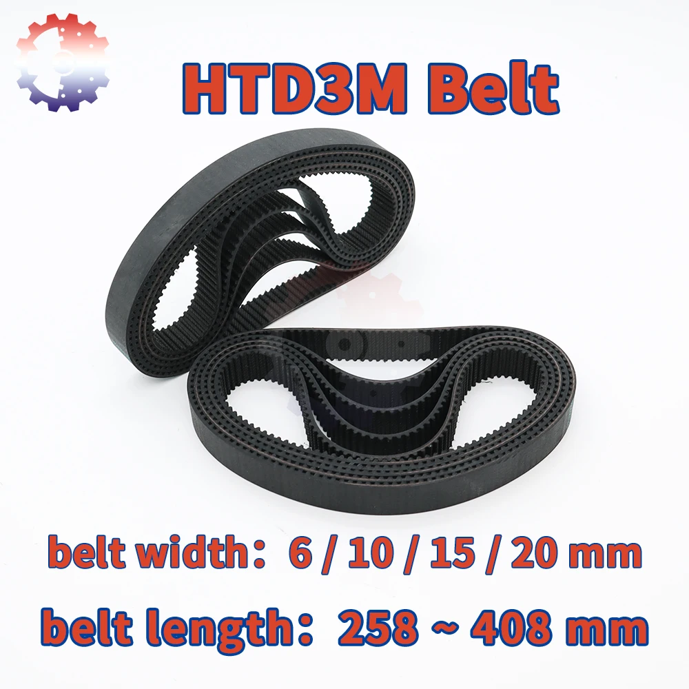 HTD-3M-Timing-Belt-Belt-Length-258mm-408mm-Belt-Width-6-10-15-20mm ...