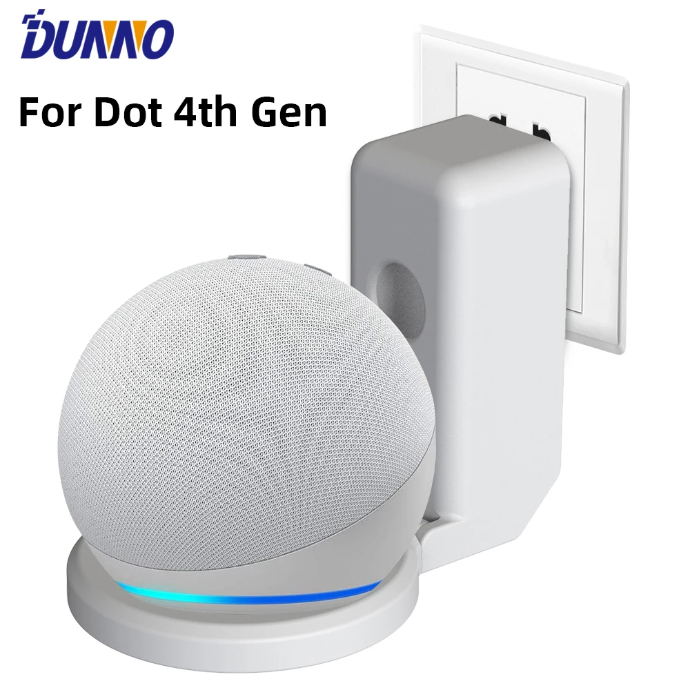 Outlet Wall Mount Hanger Alexa Echo Dot | Wall Mount Holder Echo Dot ...