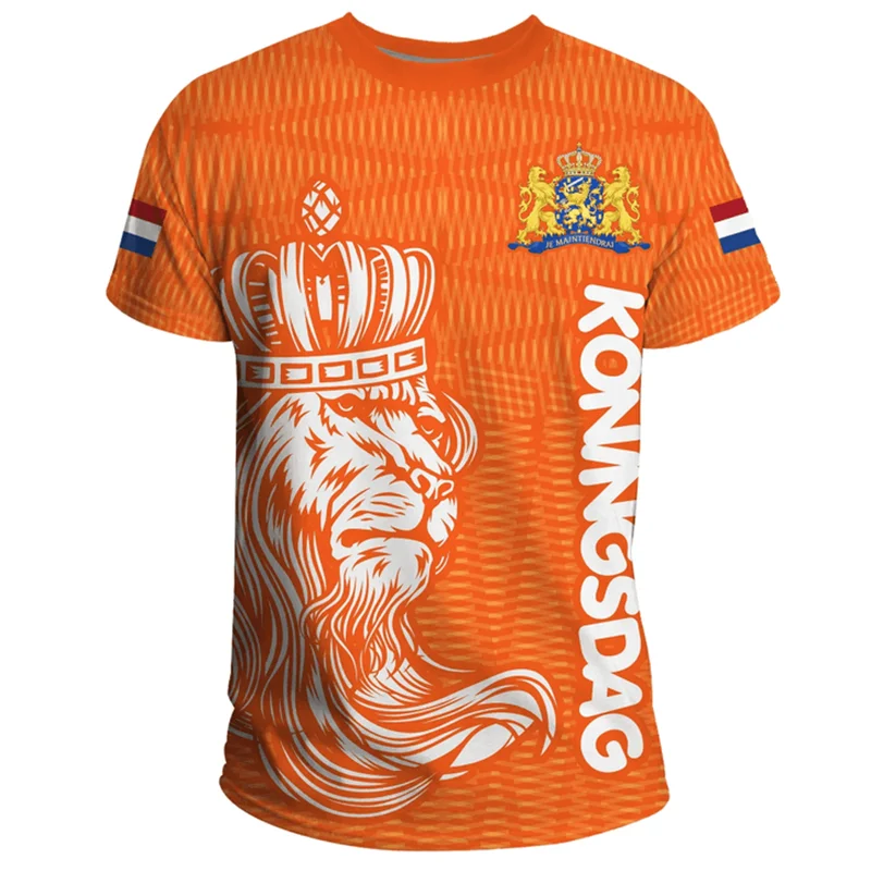 New-Design-Netherlands-Flag-T-shirt-For-Men-3d-Printed-Dutch-T-Shirt ...
