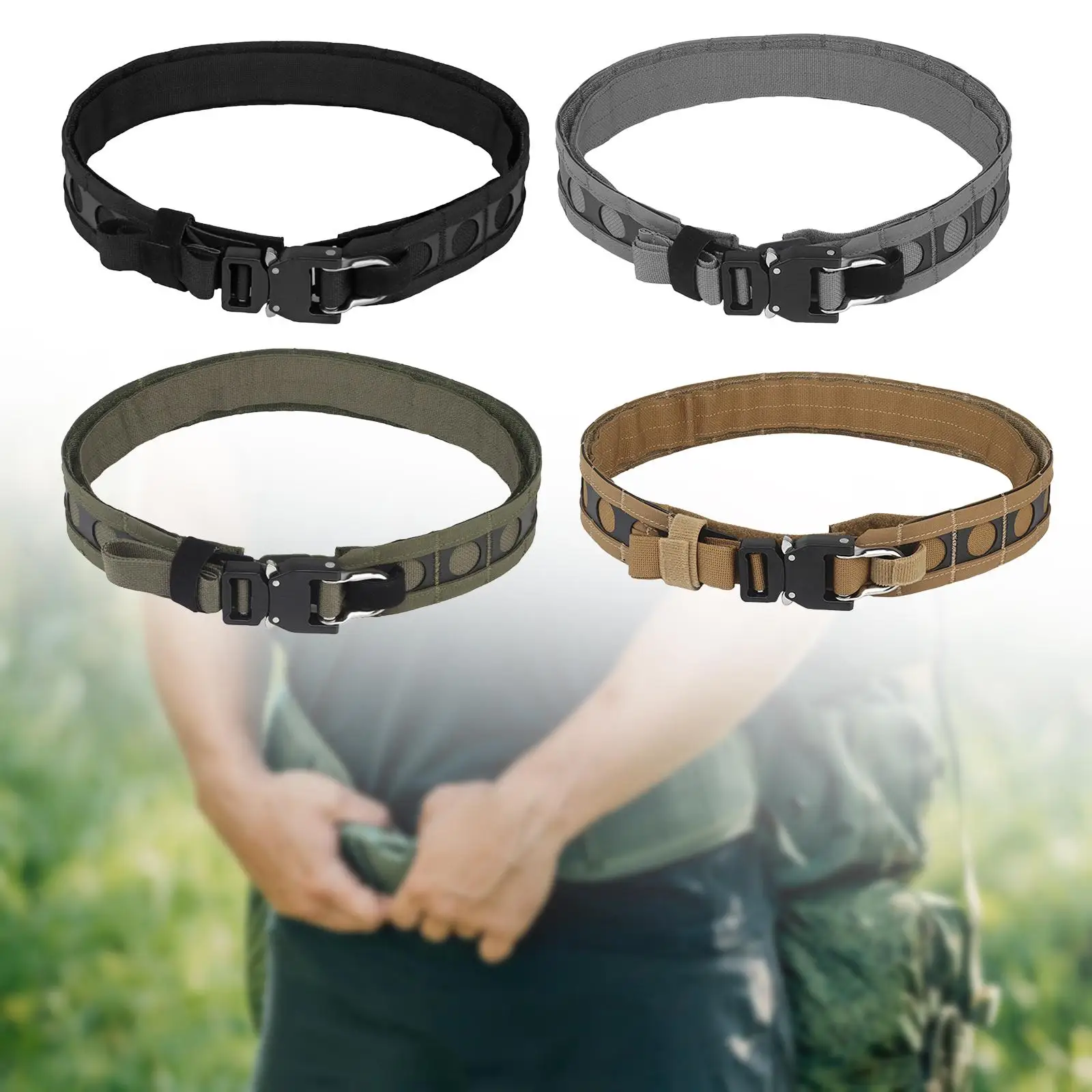 1-Pcs-Waist-Tactical-Belt-Nylon-Buckle-Camping-Belt-Outdoor-Tool-Quick ...