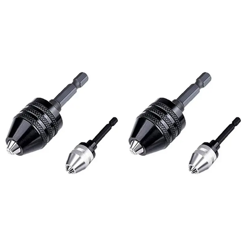 【FLASH-SALE!】Drill Chuck Adapter-4Pcs Drill Chuck For Impact Driver ...