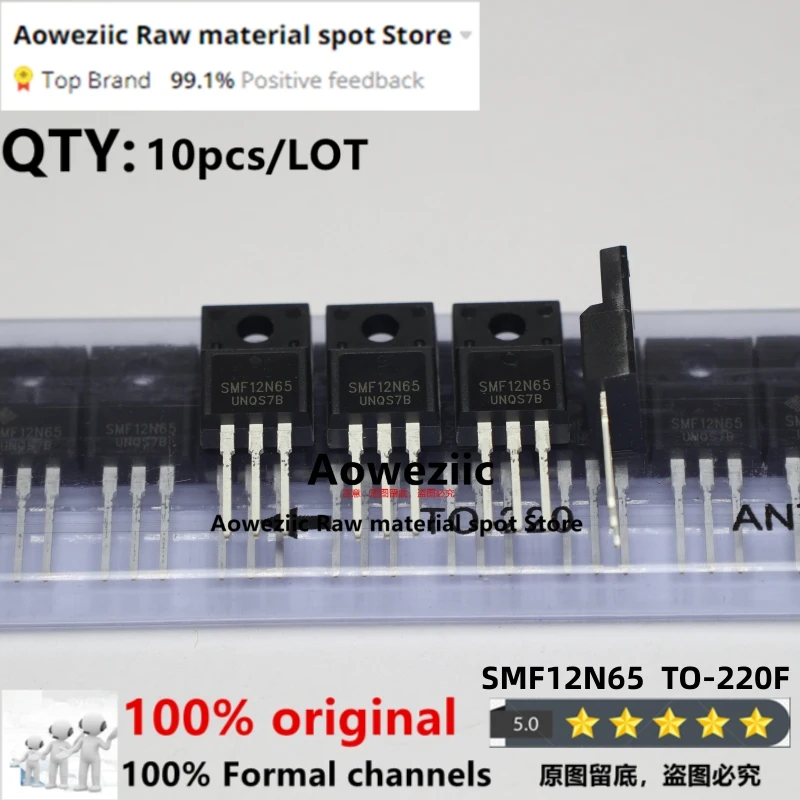 Aoweziic 2023 Mais 100 Original Novo Smf12n65 12n65 To220f N-canal Mos ...