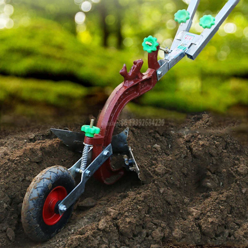 Cultivator-Agricultural-Farming-Manual-Plough-Hand-Pulling-Plow-Garden ...