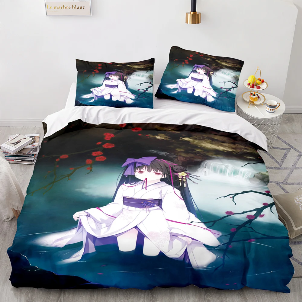 Kawaii-Girl-Bedding-Set-Single-Twin-Full-Queen-King-Size-Anime-Girl-Bed ...