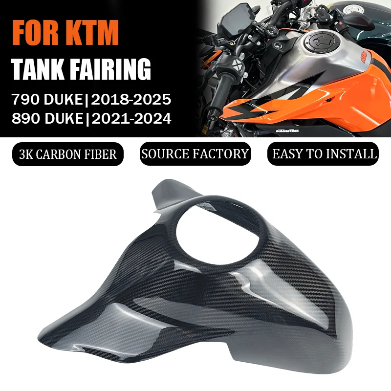 For KTM DUKE 790 890 2018-2025 3K Real Carbon Fiber Motorcycle ...