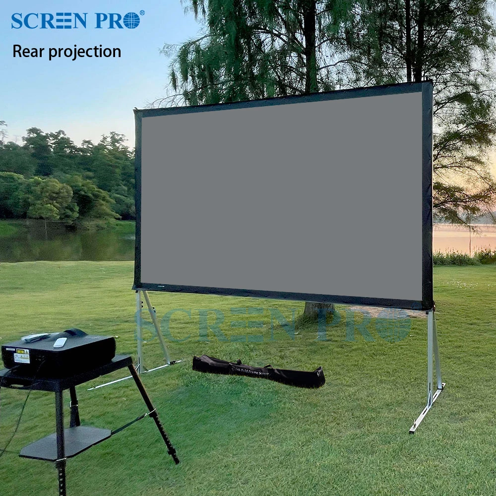 120inch-144Iinch-Projection-Screen-With-Stand-Adjustable-Fixed-Quick ...