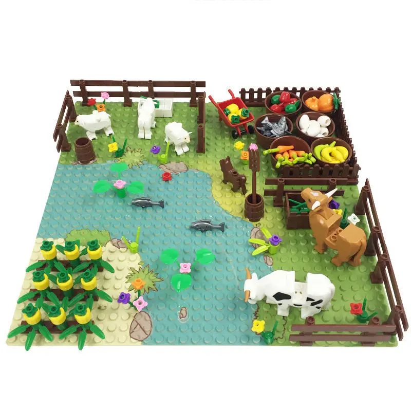 Building Blocks Compatible Lego | Children Farm Animals Lego - Moc ...