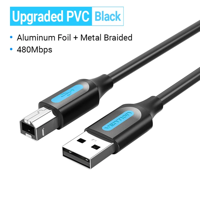 Vention USB Printer Cable USB 3.0 Type A Male to B Male USB Cable for ...