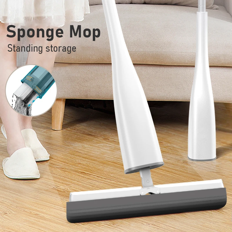 Squeeze-Mop-Sponge-Absorbent-Mop-Foldable-Bathroom-Washing-Mop-Standing ...