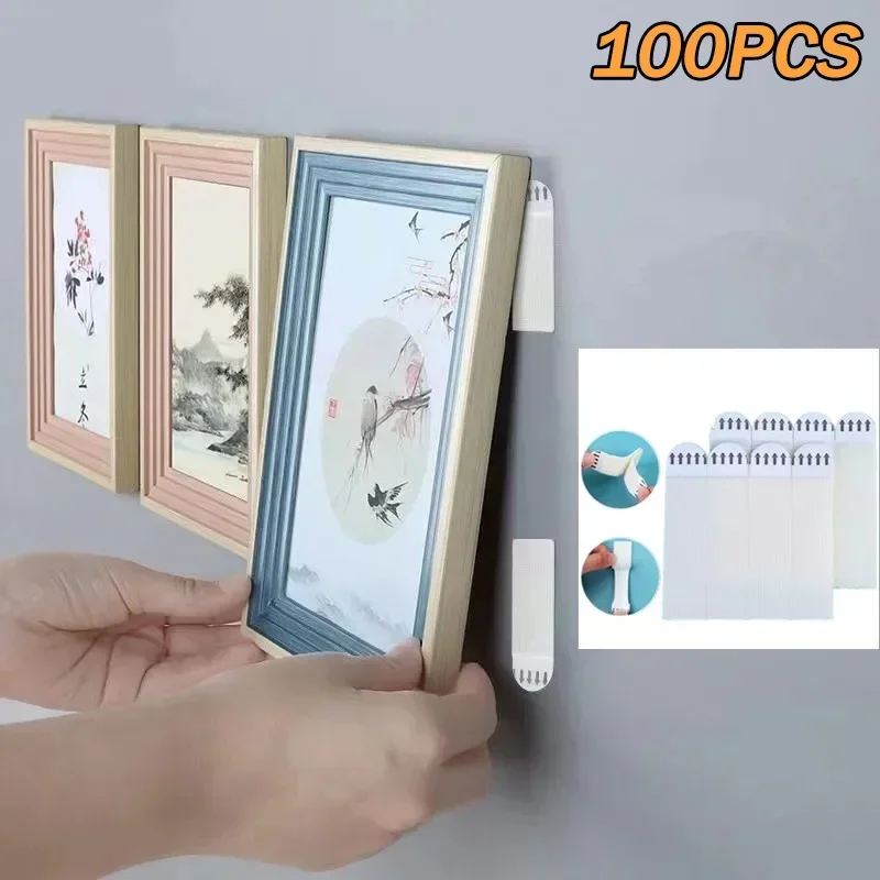 Punch-free-Frame-Tape-Strips-Assorted-Mounting-Self-Adhesive-Picture ...