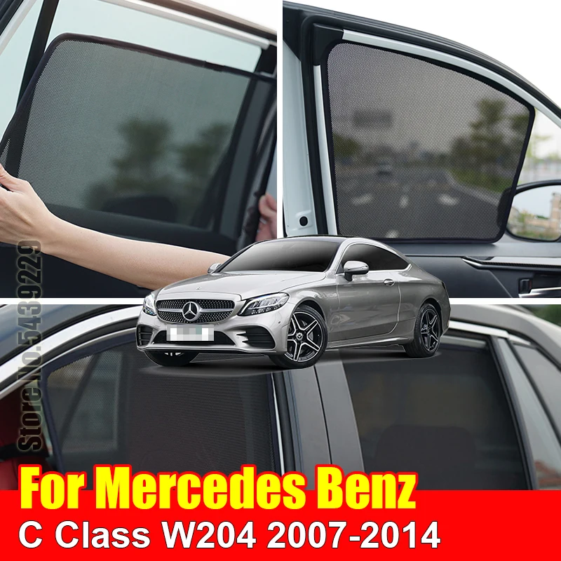 For-Mercedes-Benz-C-Class-W204-2007-2014-Car-Sun-Visor-Accessori-Window ...